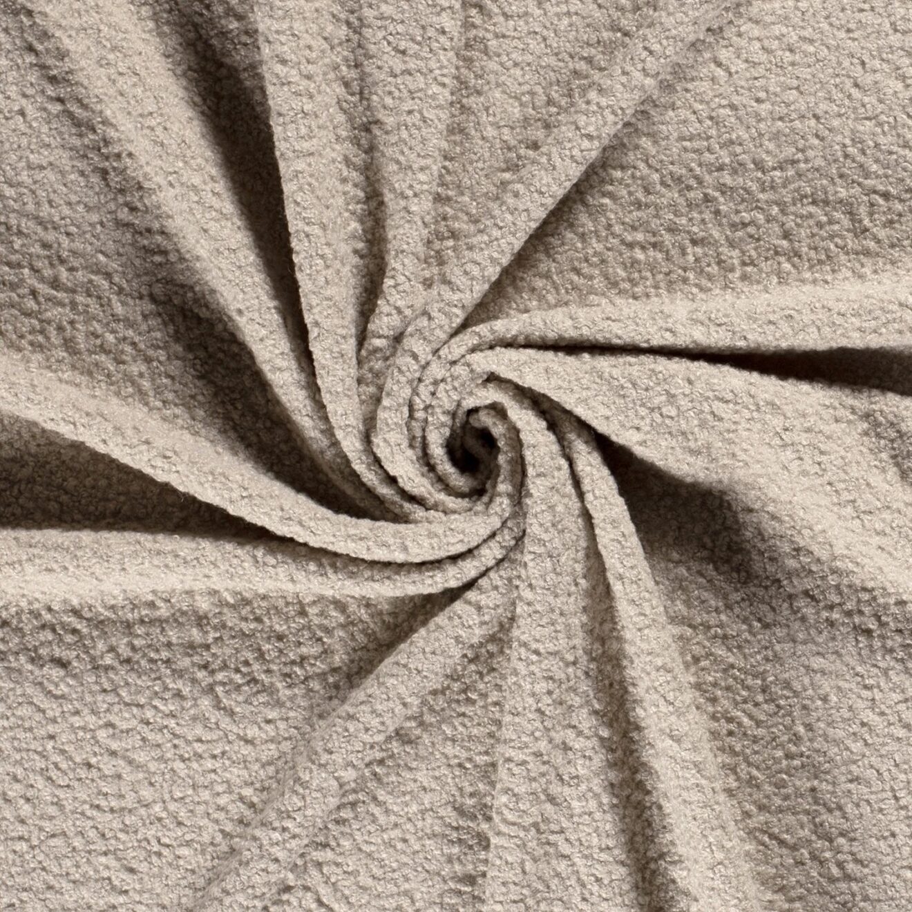 Tissu style lainage bouclé coloris beige clair laize 1,50m x 0,10m ...